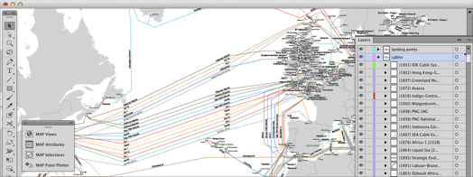 Interactive Map of Submarine (underwater) Telecommunication Cables ...