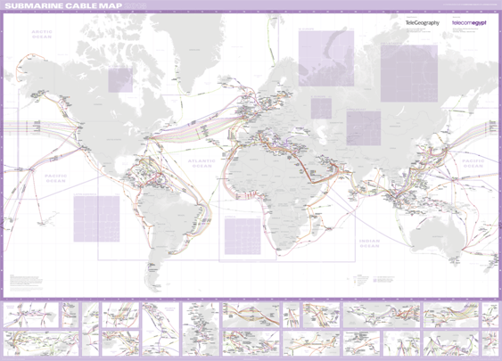 Futuristic 2025 Submarine Cable Map Unveils the Networks of Tomorrow